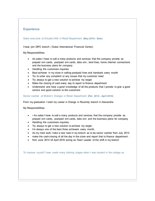 CV ahmed abdel nasser Update | PDF