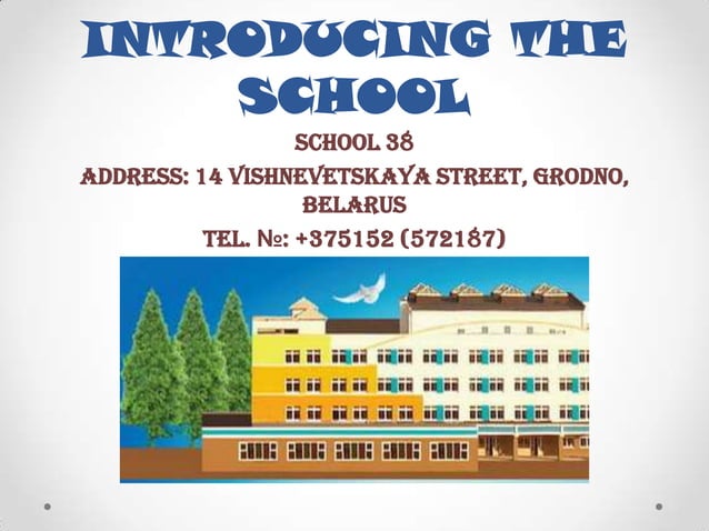 school 38 grodno | PPT