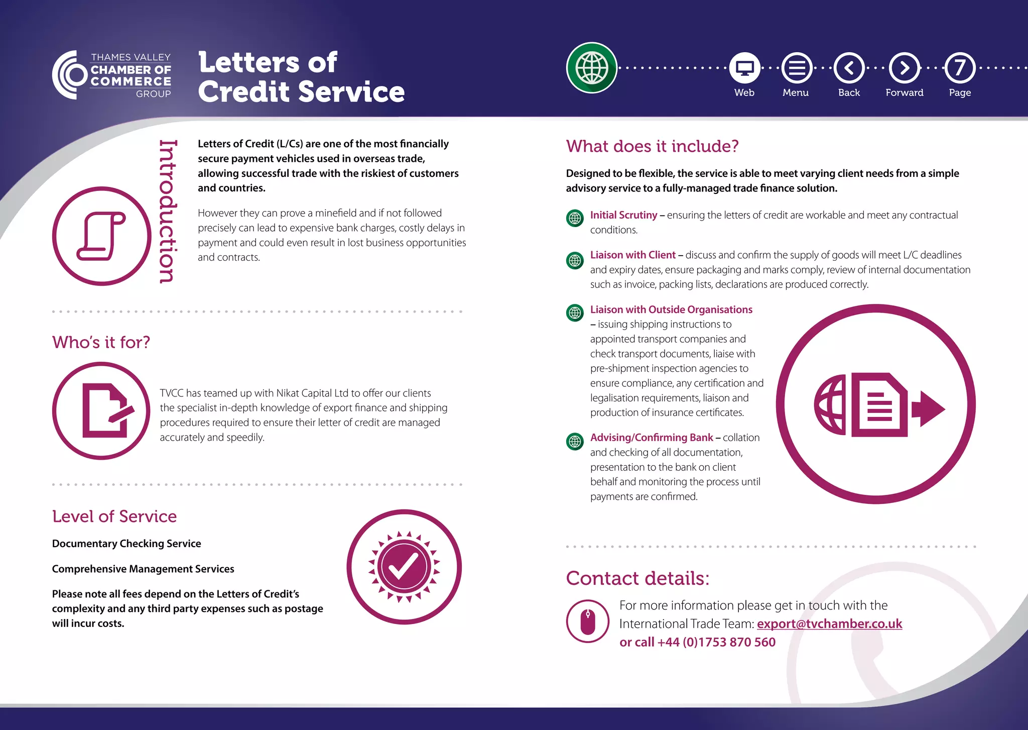 TVCC International Trade Services | PDF