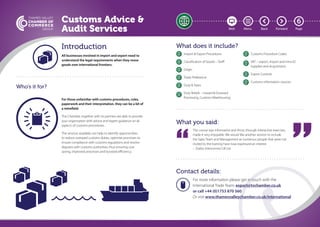 TVCC International Trade Services | PDF