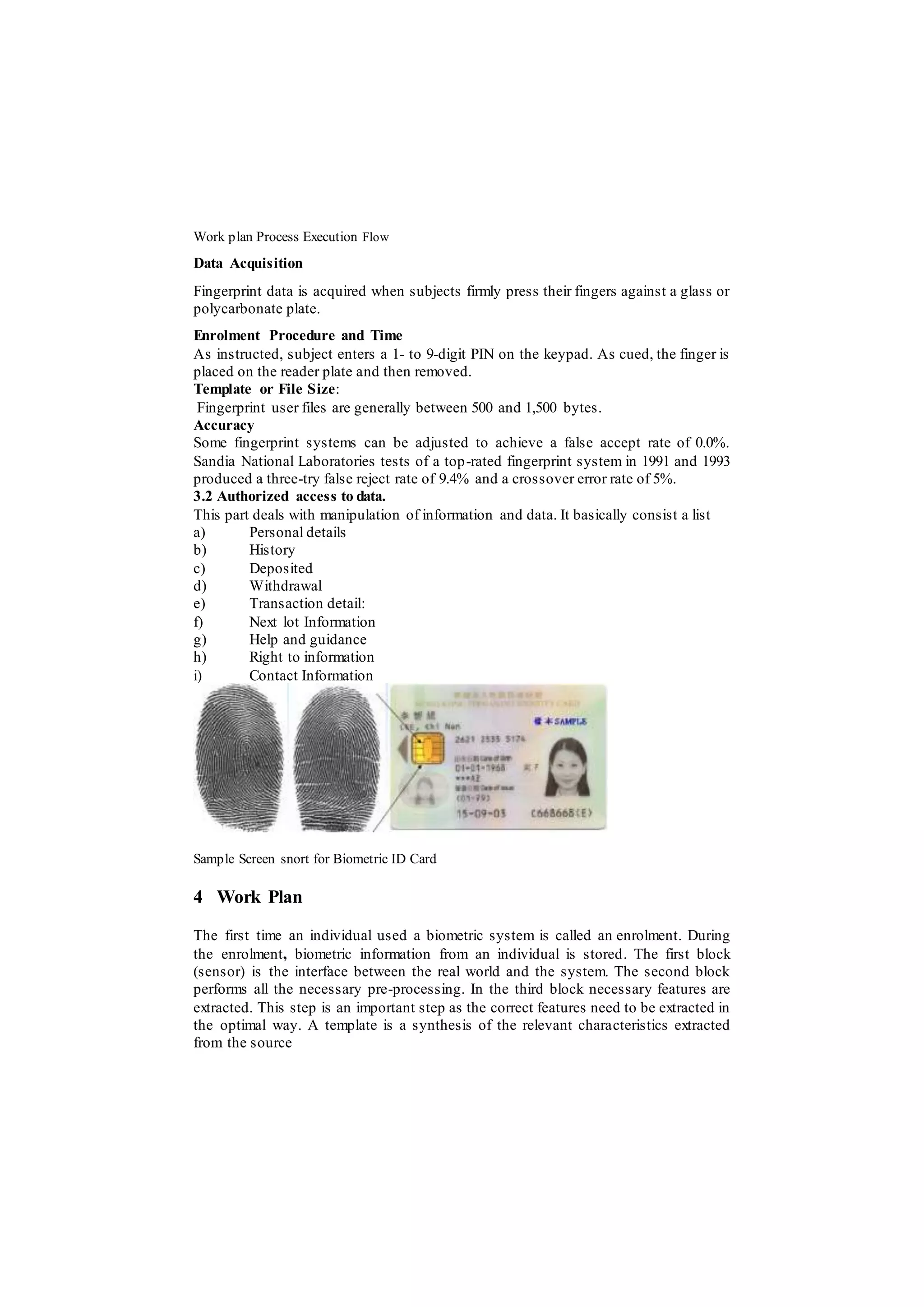 Food Distribution & Management System Using Biometric Technique (Fdms ...