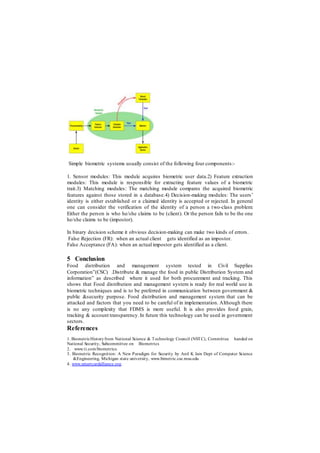Food Distribution & Management System Using Biometric Technique (Fdms ...