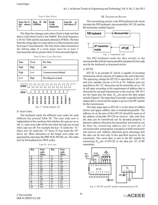 A Low Cost Wireless Interfacing Device between PS/2 Keyboard and ...