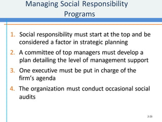 Responsibility and ethics in essential business | PPTX