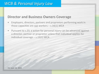 2015 CBA Insurance Presentation | PPT