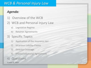 2015 CBA Insurance Presentation | PPT