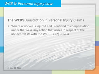 2015 CBA Insurance Presentation | PPT