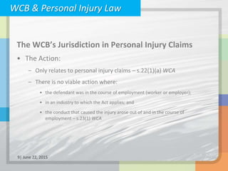 2015 CBA Insurance Presentation | PPT