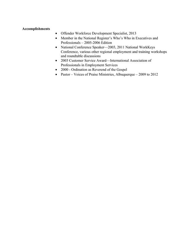 Resume for Mario Rico nci | DOC | Vocational Training | Careers