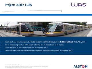 RAJA Who Is Alstom Presentation pptx | PPTX | Rail Travel | Travel Type