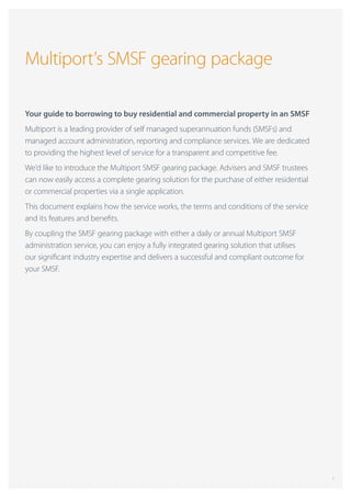 Explanation of how borrowing works in a SMSF to purchase a property ...