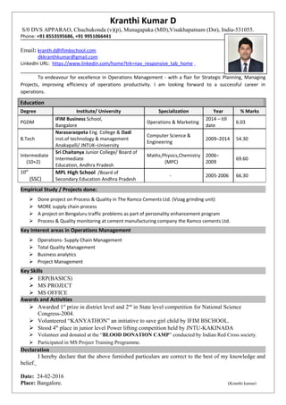 KRANTHI KUMAR-RESUME | DOC