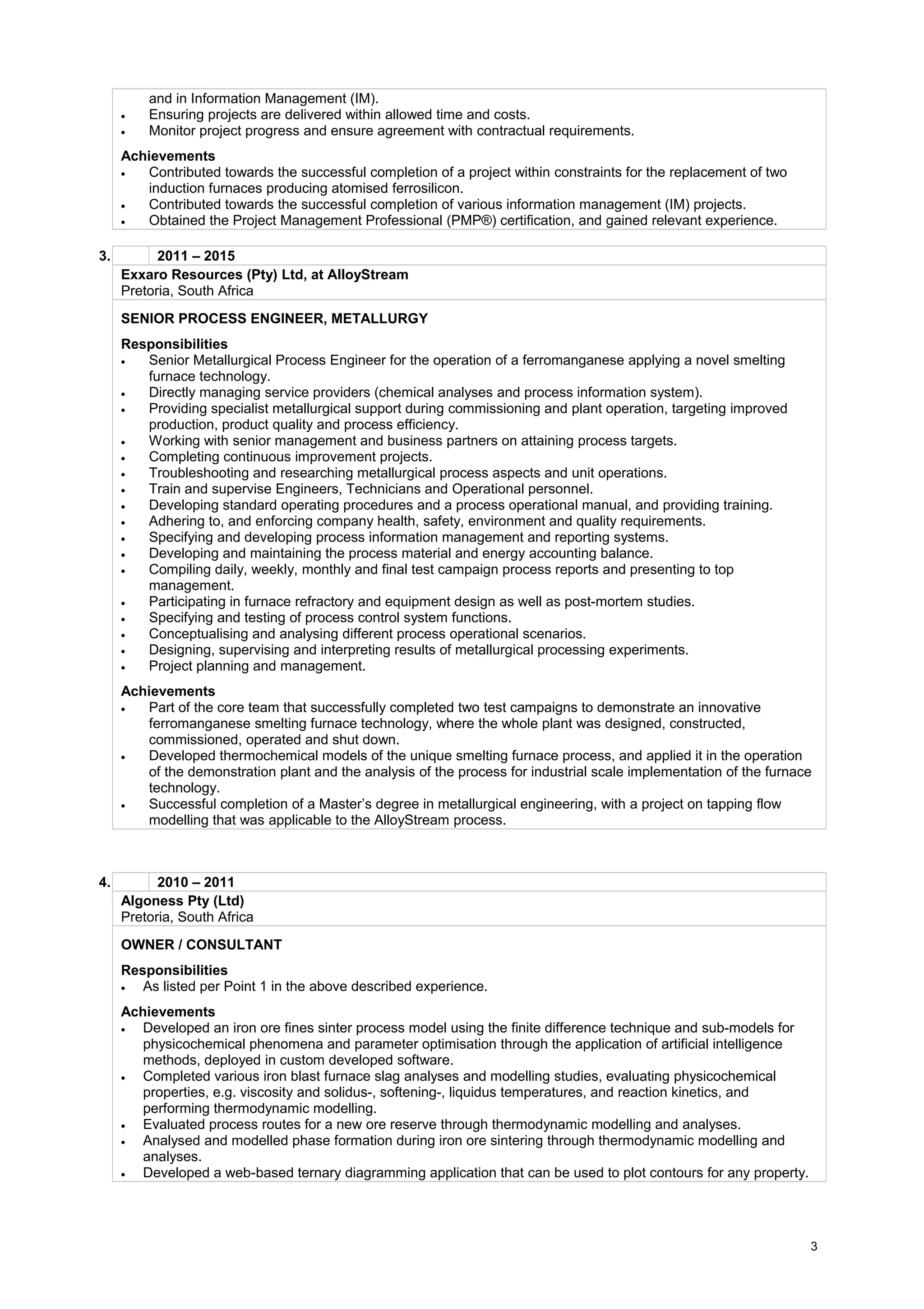 Jacques Muller CV | DOC