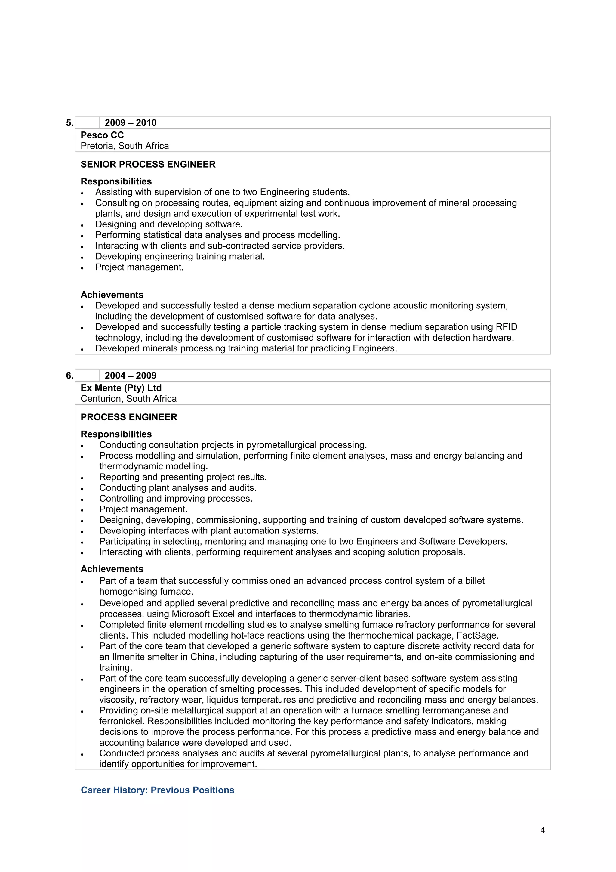 Jacques Muller CV | DOC