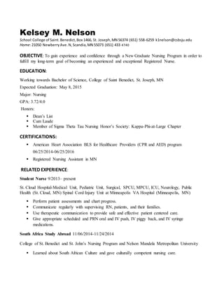 New Grad Resume | DOCX