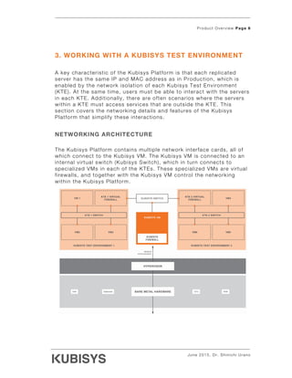 Kubisys-Product-Overview-1.2 | PDF | Operating Systems | Computer Software and Applications