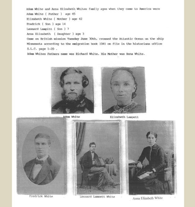 Adam & Elszabeth White 1868 Immigration | PDF | Christianity | Religion ...