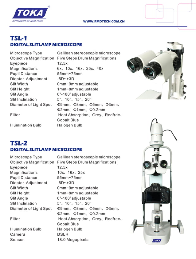 TOKA Product Introduction | PDF | Eye and Vision Conditions | Diseases ...