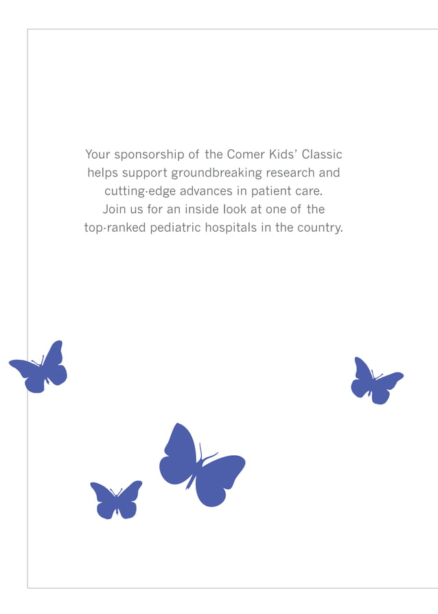 Comer Childrens Hospital Invitation | PDF