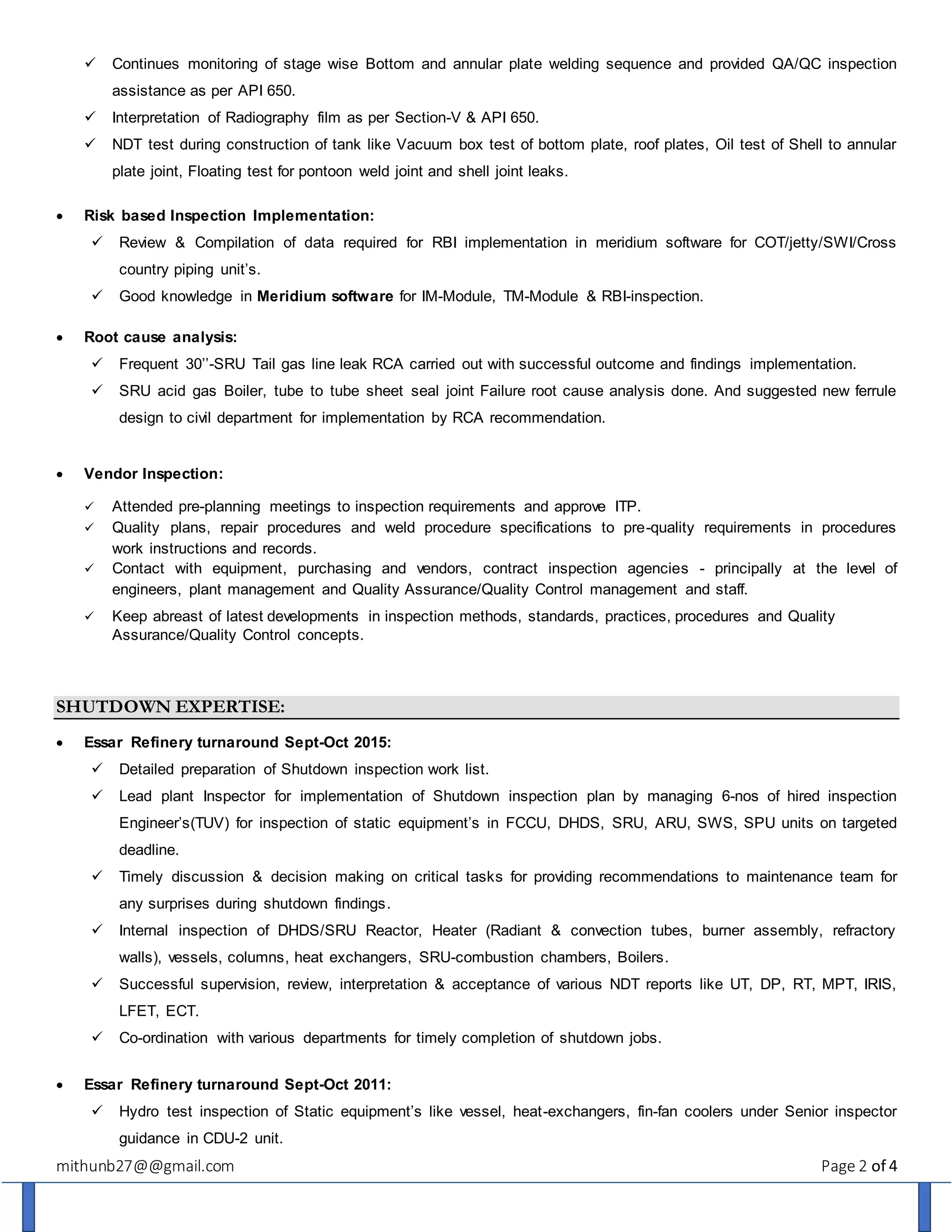 Mithun Banjan CV | DOCX