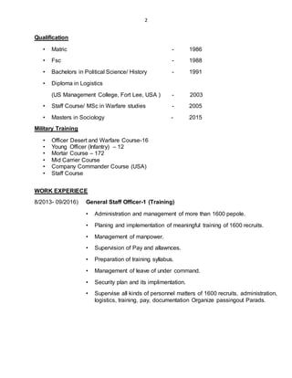 CV -Lt Col Sher Muhammad Thebo (1)00 | DOCX