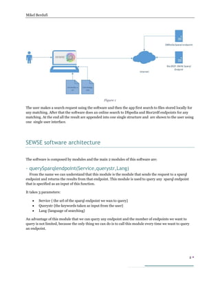 Mikel_Berdufi_SemanticWebSearchEngine_Report | PDF | Search | Internet