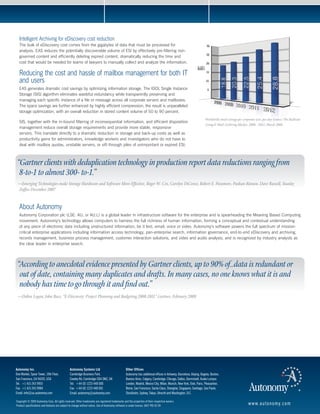 Autonomy Enterprise Archive Solution | PDF