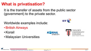Privatisation Presentation 1 | PPT