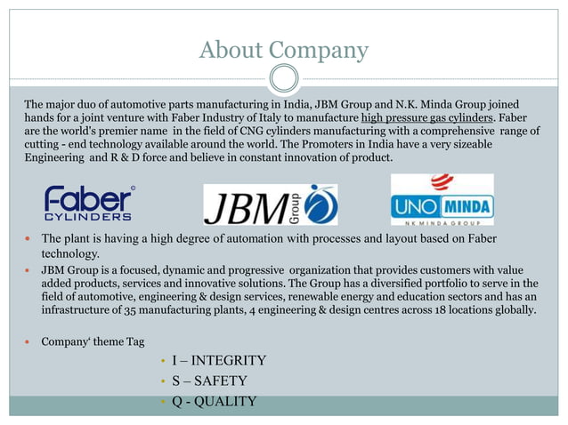 FJM Cylinders Pvt. Ltd. | PPTX
