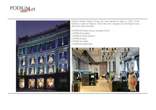 presentation PODIUM market fashion group | PPT