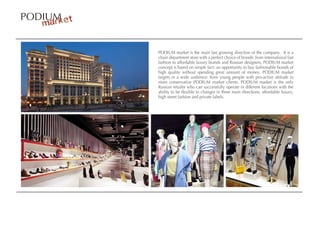 presentation PODIUM market fashion group | PDF