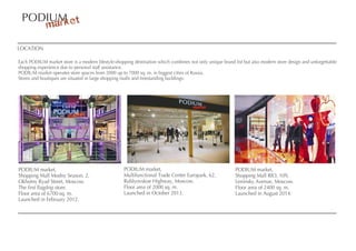 presentation PODIUM market fashion group | PDF