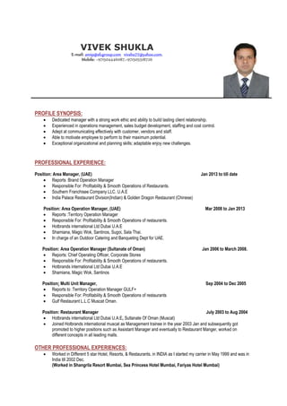 vivek resume | PDF