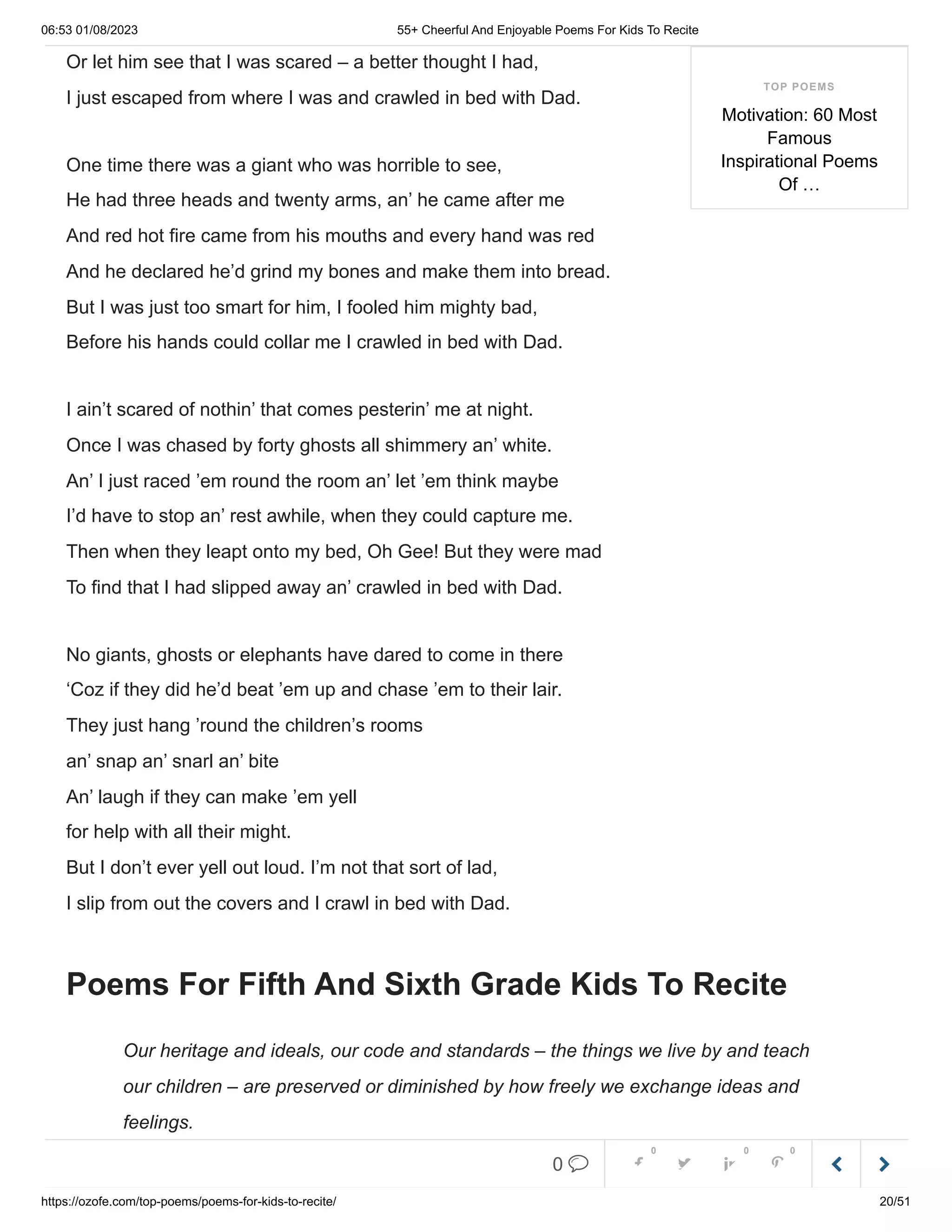 55+ Cheerful And Enjoyable Poems For Kids To Recite.pdf | Poetry ...