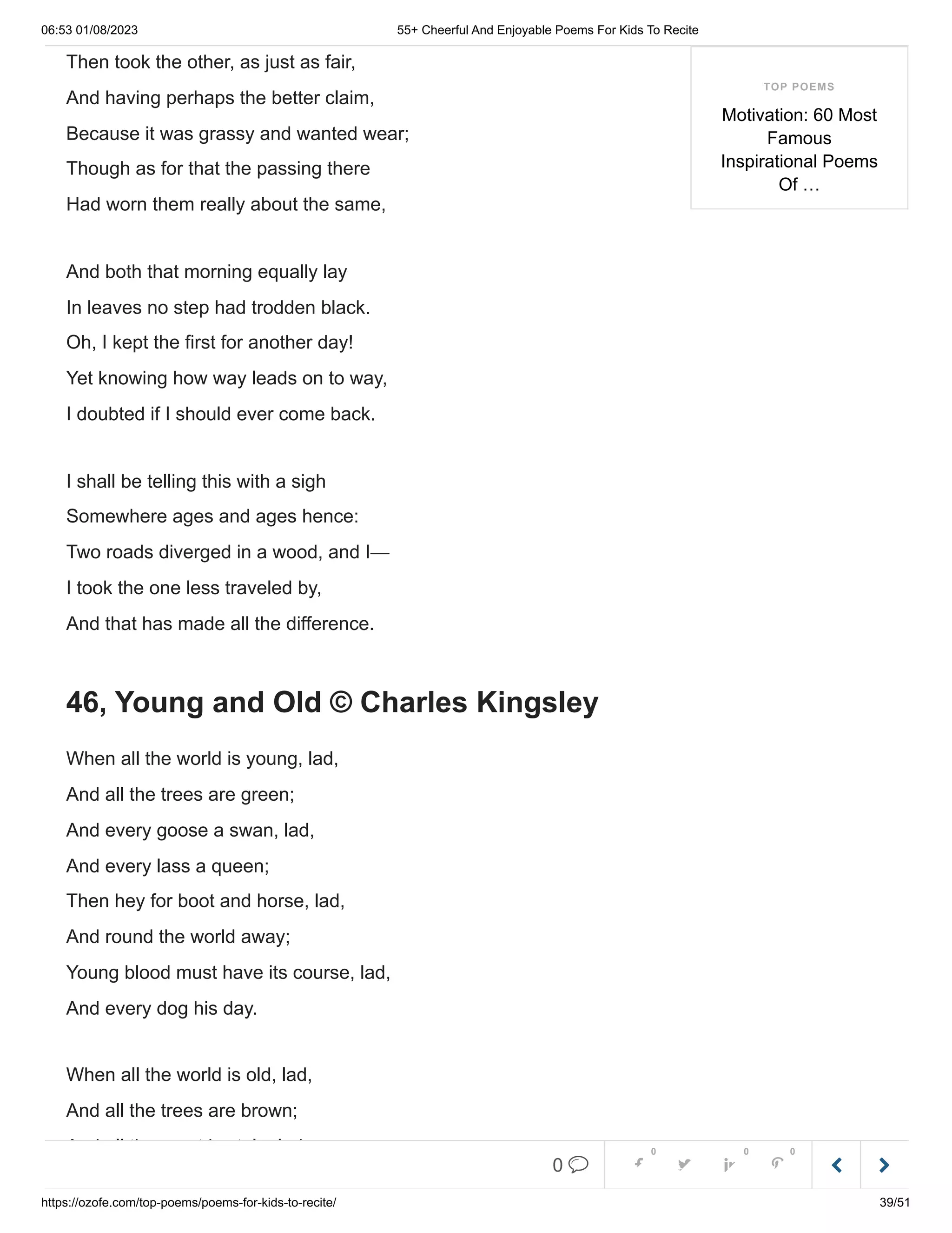 55+ Cheerful And Enjoyable Poems For Kids To Recite.pdf | Poetry ...