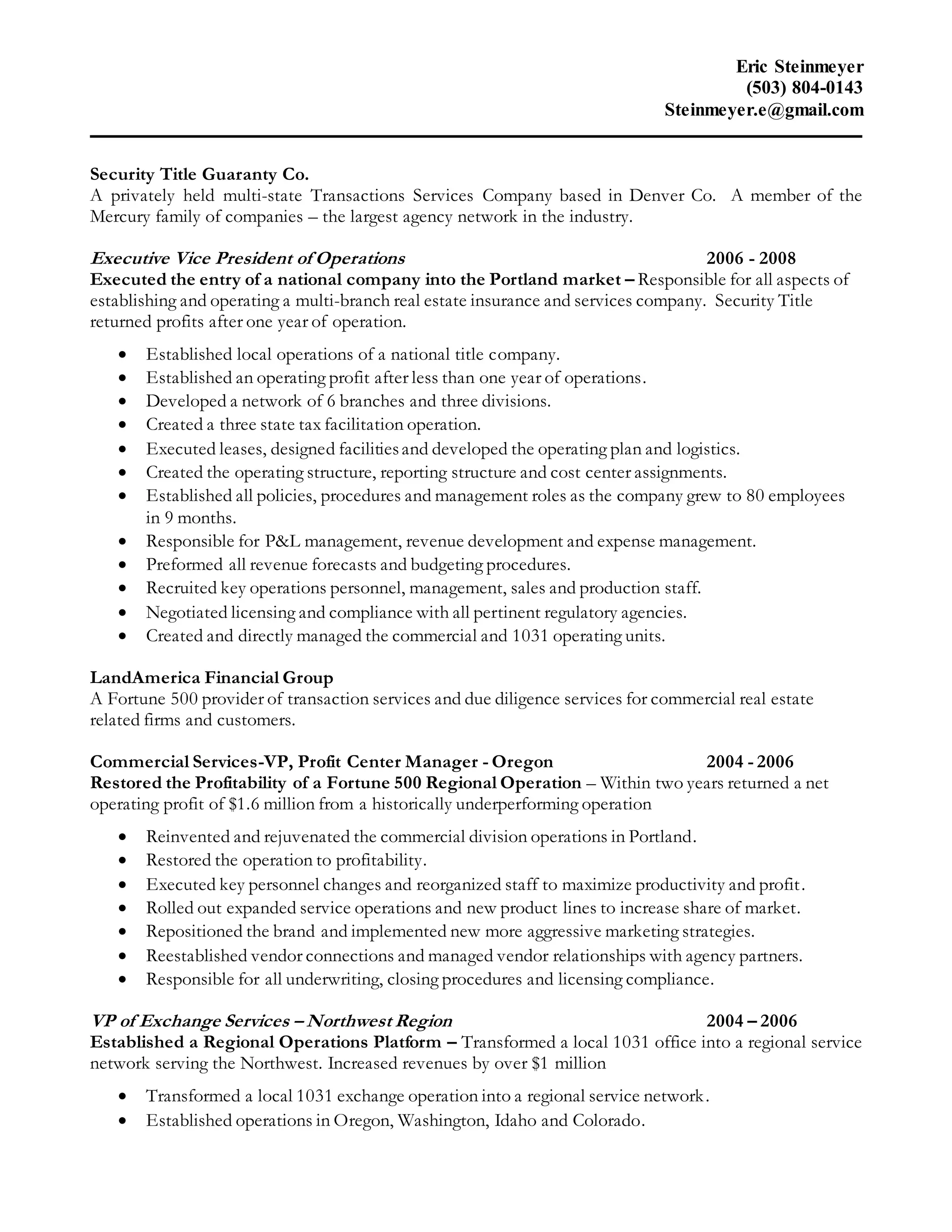 Eric Steinmeyer Resume (2) | DOCX