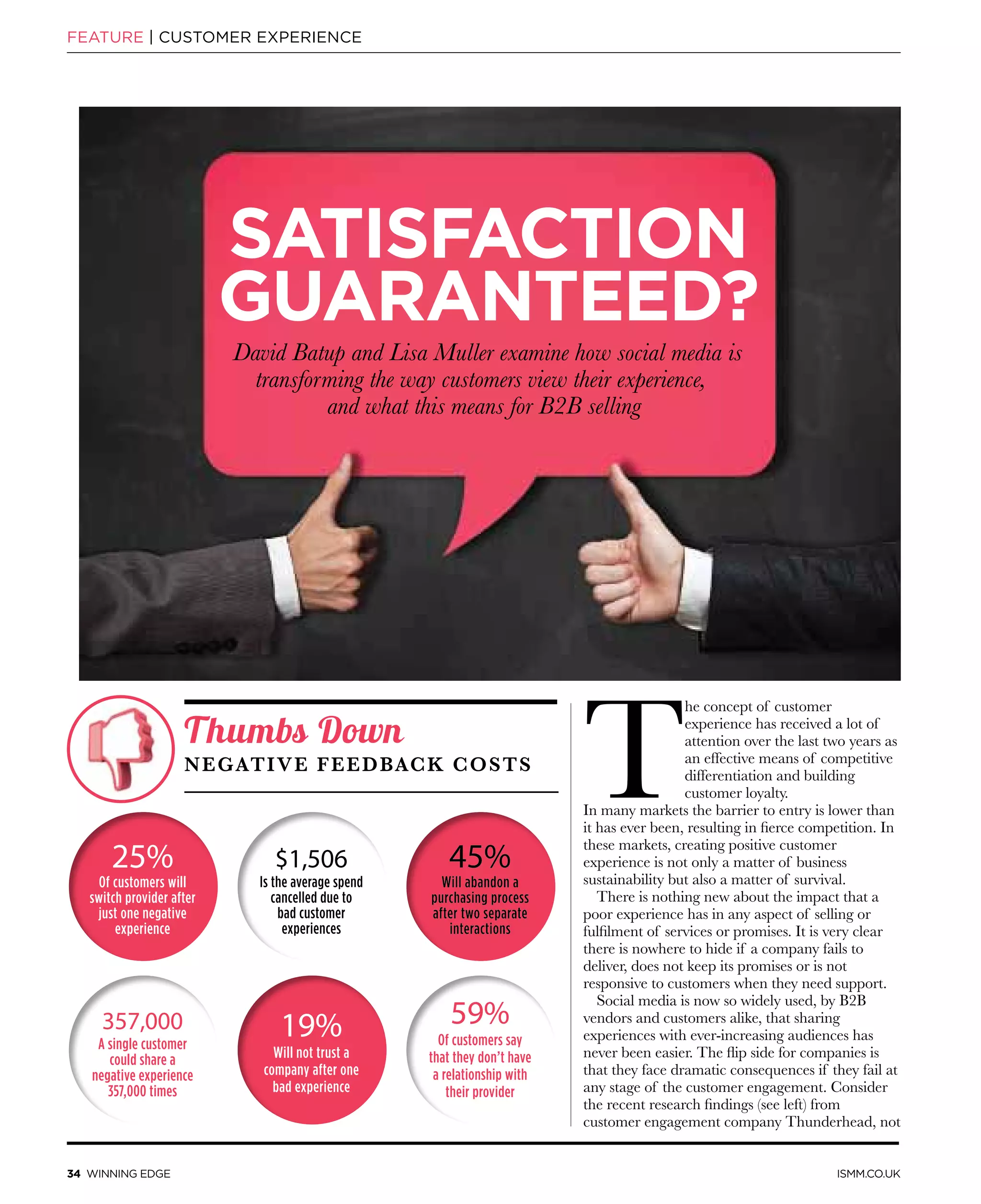 Customer Satisfaction Guaranteed | PDF | Sales | Business