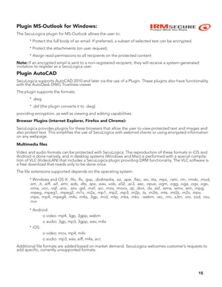 IRM Secure on SecuLogica Technical Whitepaper | PDF