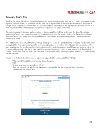 IRM Secure on SecuLogica Technical Whitepaper | PDF