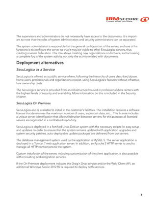 IRM Secure on SecuLogica Technical Whitepaper | PDF