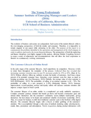 Case Competition Document | PDF