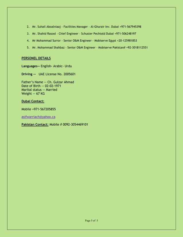 CV-ASIF - 0dtl - PDF | PDF