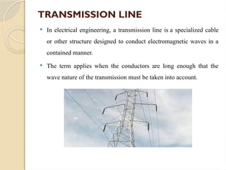 Transmission line fault detection using iot | PPTX