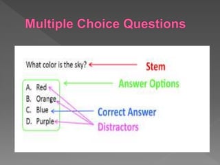 Types of tests items | PPT