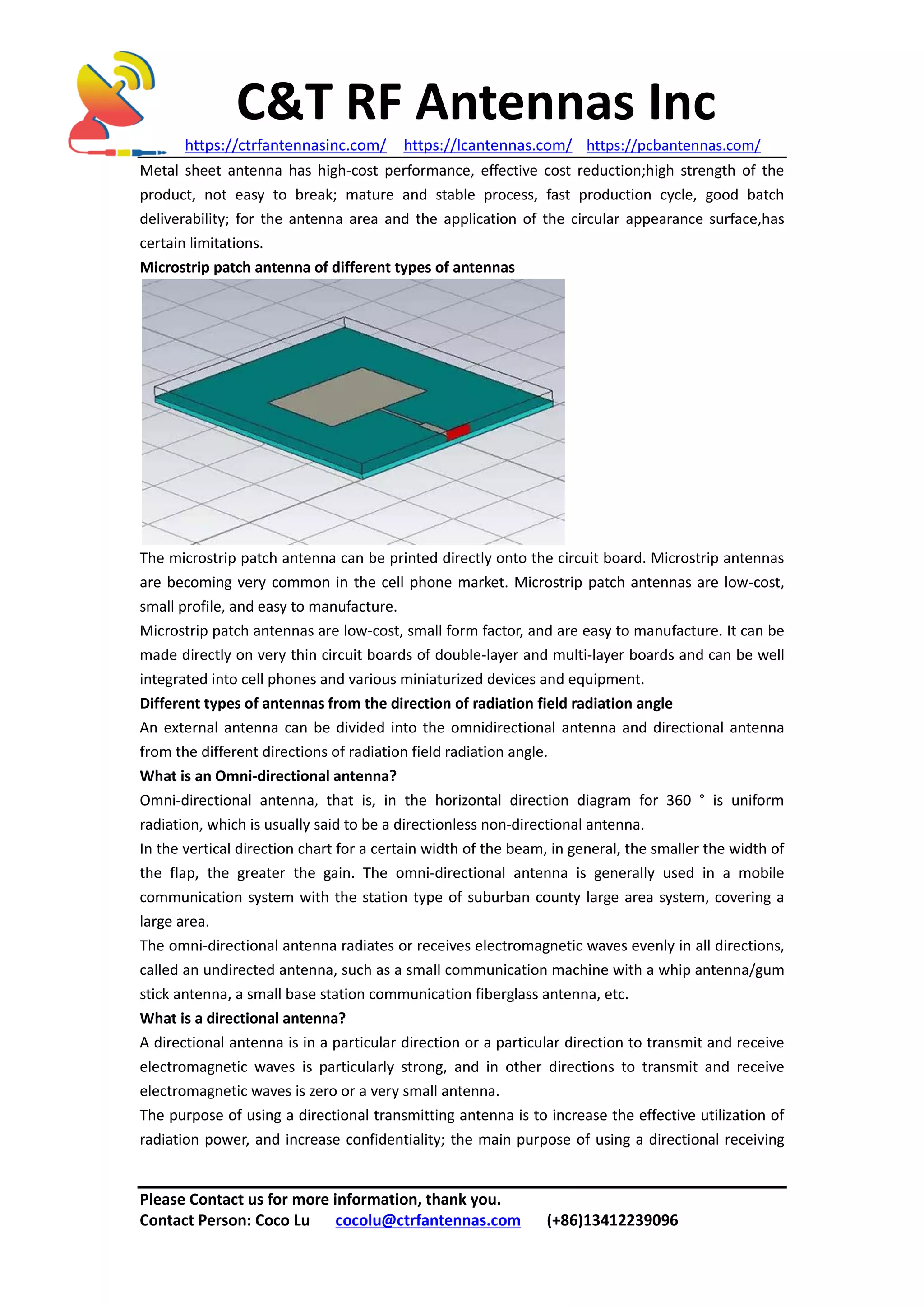 55 Different Types of Antennas With Examples Used in Wireless ...