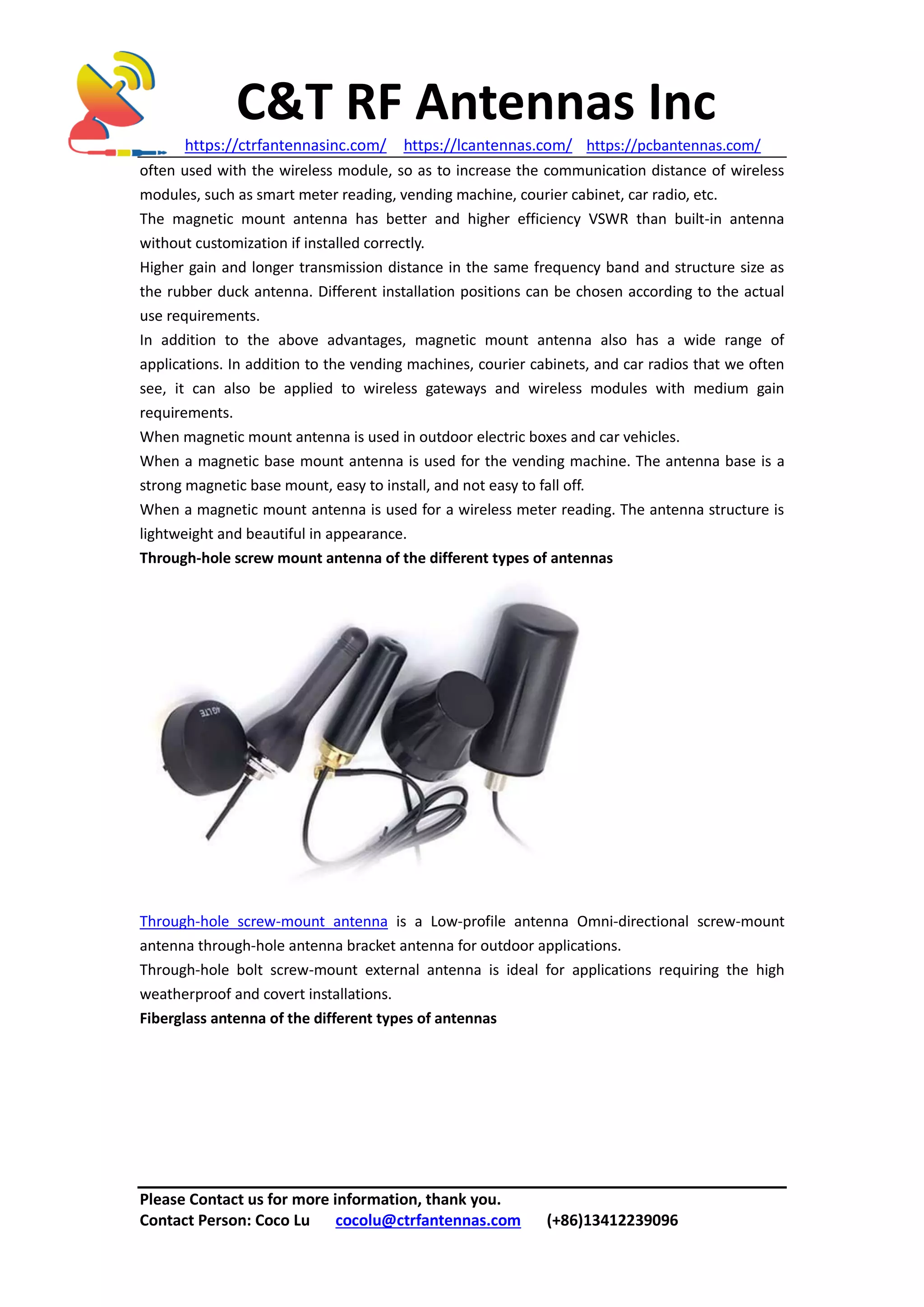 55 Different Types of Antennas With Examples Used in Wireless ...