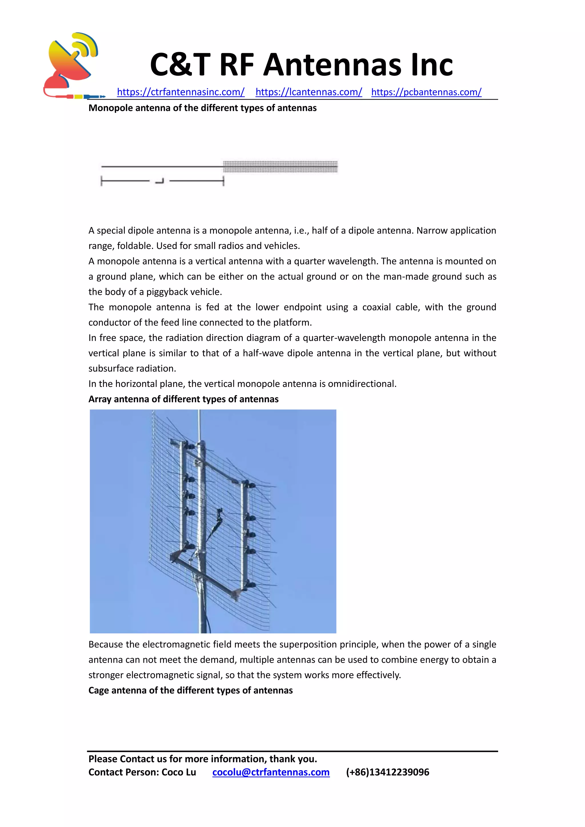 55 Different Types of Antennas With Examples Used in Wireless ...