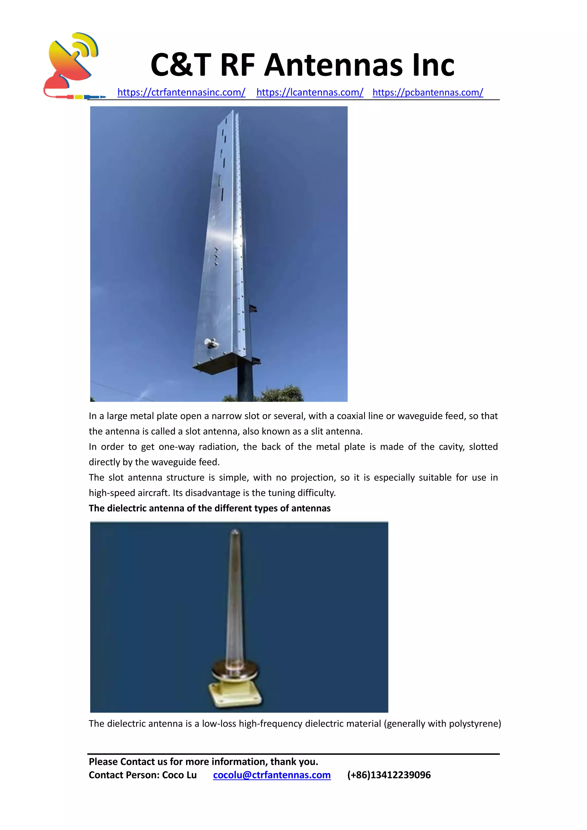 55 Different Types of Antennas With Examples Used in Wireless ...