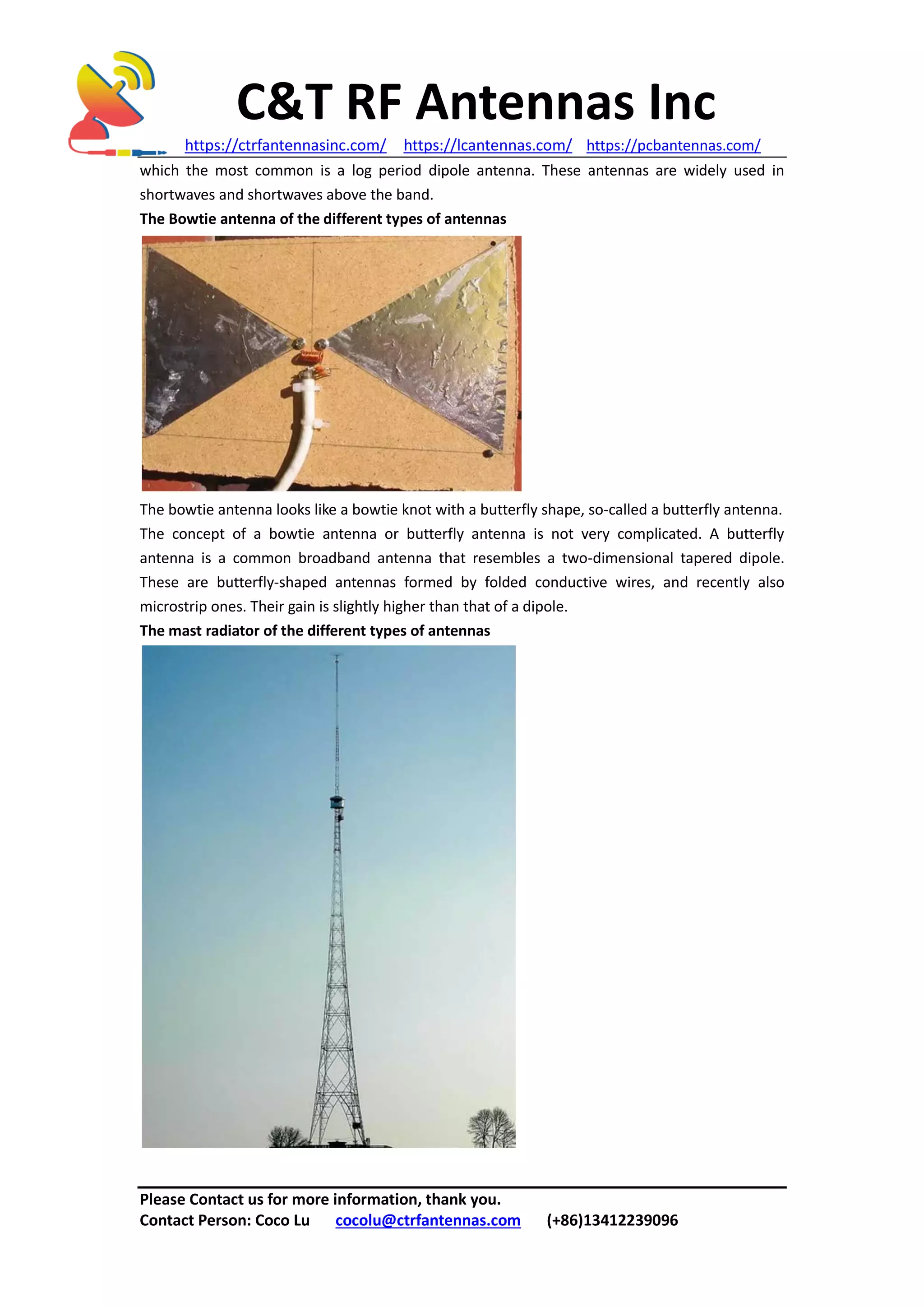 55 Different Types of Antennas With Examples Used in Wireless ...