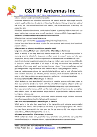 55 Different Types of Antennas With Examples Used in Wireless ...